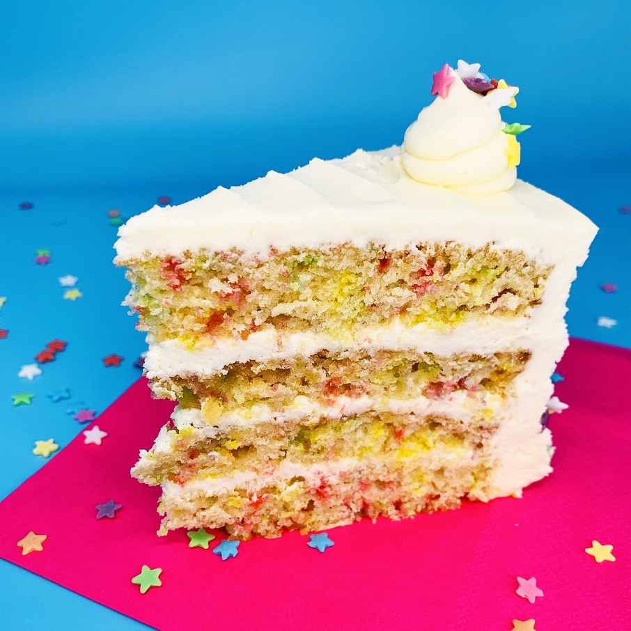 Funfetti Cake (10 Large Slices)