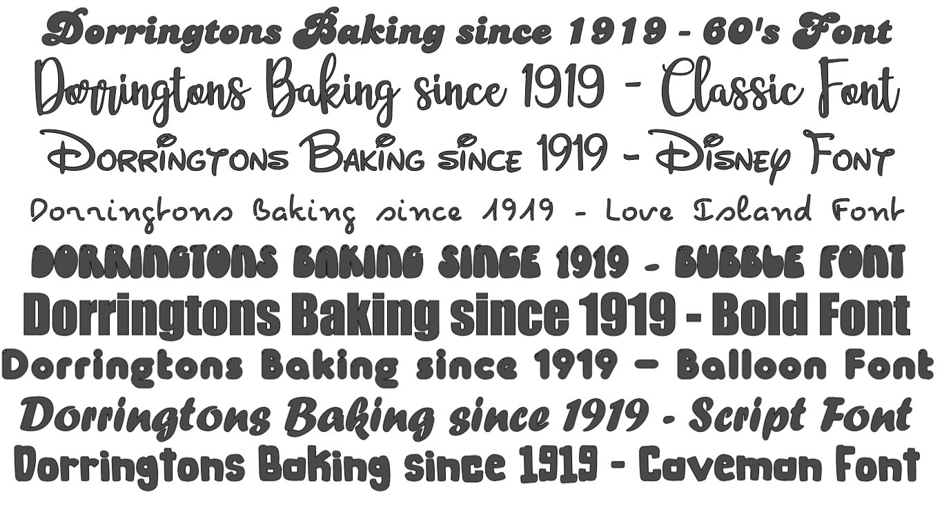 Circular Acrylic Cake Topper